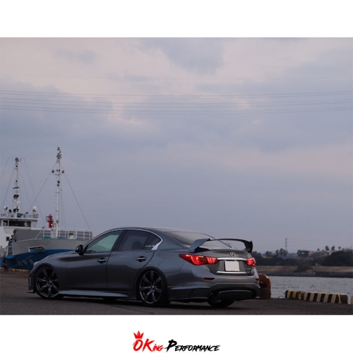 Skyline 400R Impul 537S Style Carbon Fiber Spoiler For INFINITI Q50 ...