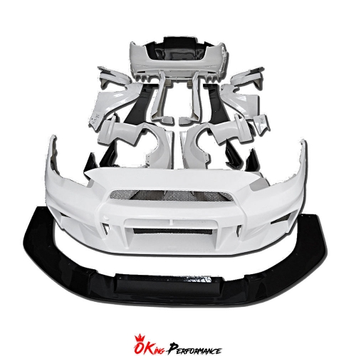 Varis Wide Ver.2 Style Half Carbon Fiber Body Kit For MITSUBISHI EVO 10 ...