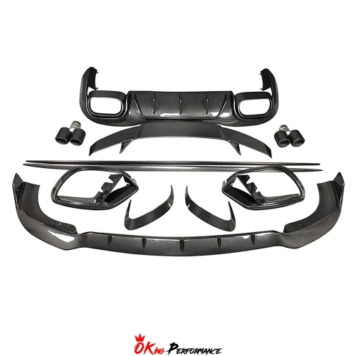 BraBx Style Dry Carbon Fiber Body Kit For Mercedes Benz AMG GT50 GT53 ...