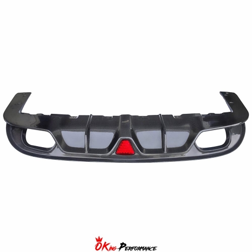 CMST Style Carbon Fiber Rear Diffuser For Alfa Romeo Giulia Base Ti ...