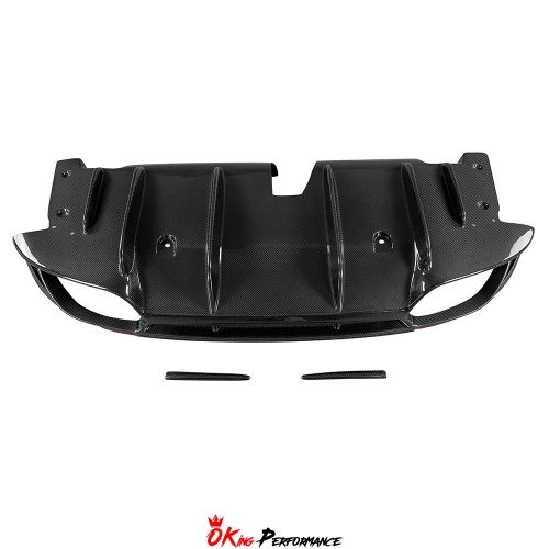 Quadrifoglio Style Carbon Fiber Rear Diffuser For Alfa Romeo Giulia ...