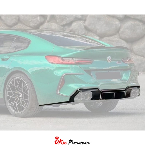 Paktechz Style Dry Carbon Fiber Rear Diffuser For BMW M8 F91 F92 F93 ...