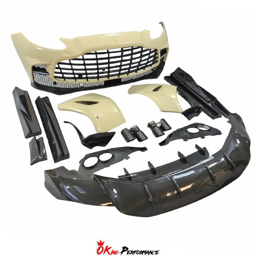 707 Style Dry Carbon Fiber With Portion Primer Full Set Body Kit For ...