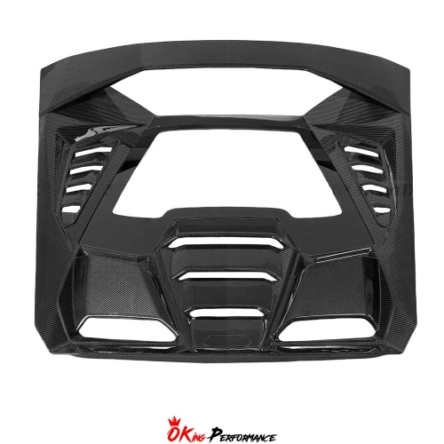 Tecnica Style Dry Carbon Fiber Rear Engine Cover For Lamborghini ...