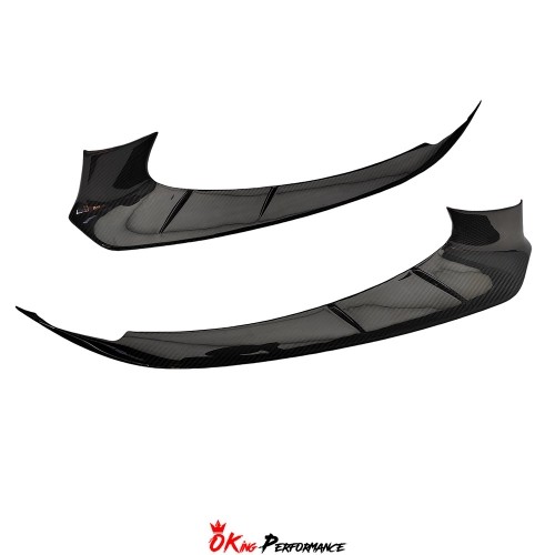 Monotek Style Dry Carbon Fiber Front Air Intake Vent Trim For Lotus Emira