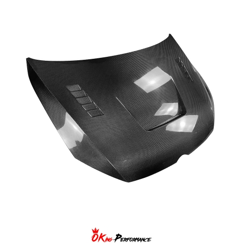 vented style carbon fiber hood for vw golf mk8 tsi gti r line r 2021 2025