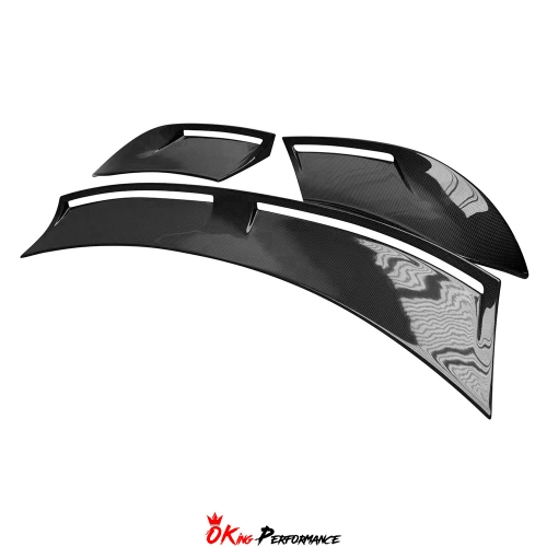 mansory style dry carbon fiber rear spoiler wing for ferrari roma 2020 2025