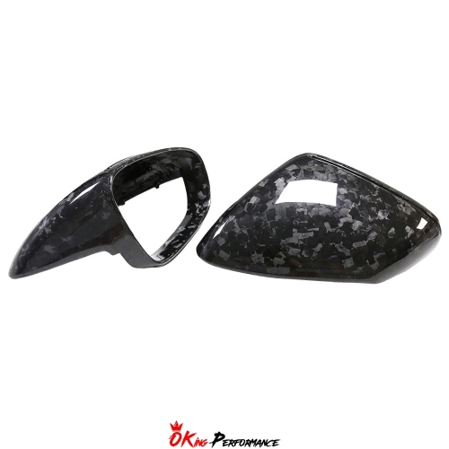 forged dry carbon fiber mirror cover replacement for porsche 911 992 rhd