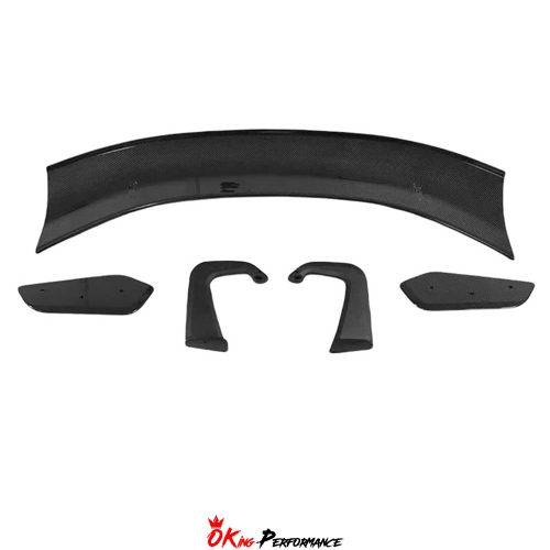 gt4 style dry carbon fiber rear spoiler gt wing for lotus emira