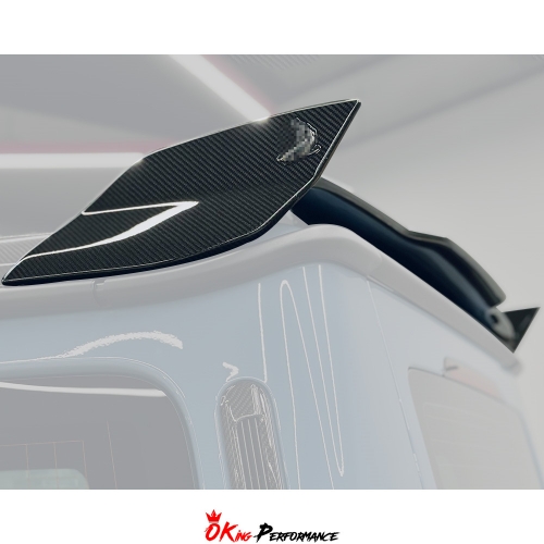 TopCar Style Dry Carbon Fiber Rear Roof Spoiler Wing For Mercedes Benz ...