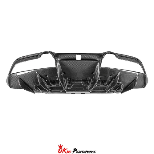 oem style dry carbon fiber rear diffuser for ferrari f8 tributo spider ...